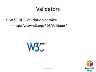 Semantic web tools | PPT