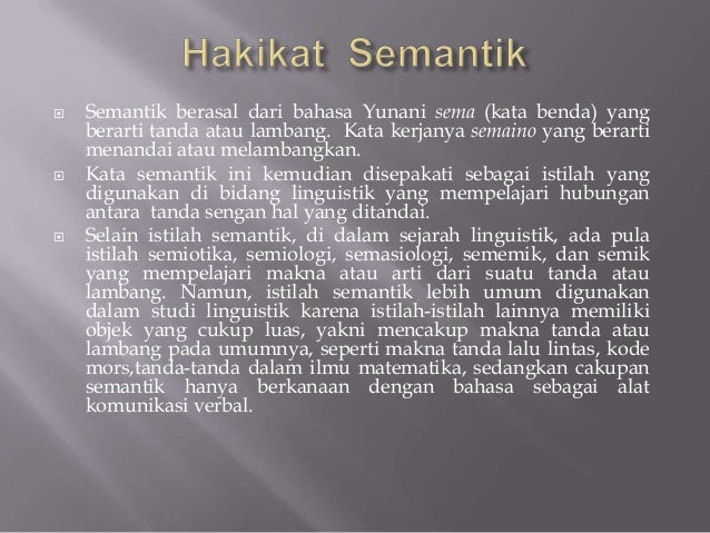 Semantik