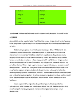 Semantik soalan 1 | PDF