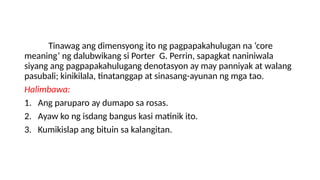 SEMANTIKA.pptx FILIPINO MAJOR second year | PPTX