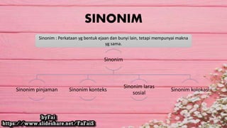 Semantik ( Semantik Bahasa Melayu) | PPTX