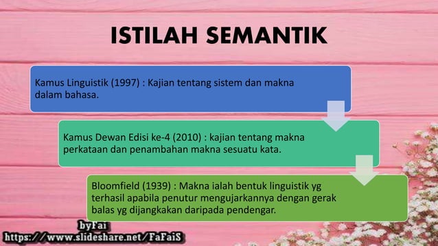 Semantik ( Semantik Bahasa Melayu) | PPTX