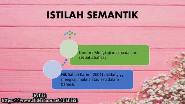 Semantik ( Semantik Bahasa Melayu) | PPTX