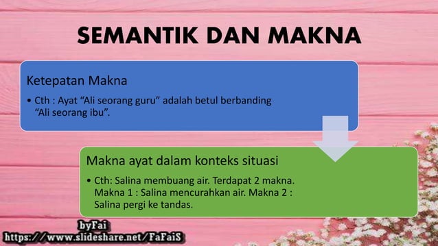 Semantik ( Semantik Bahasa Melayu) | PPTX