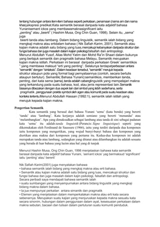 Semantik soalan 1 | DOCX