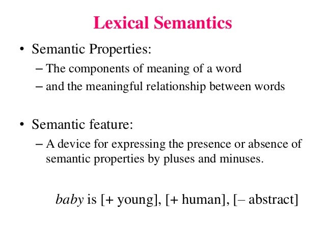 Semantics