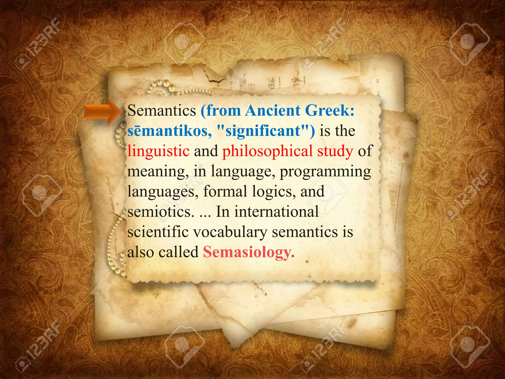 Semantic relations | PPTX