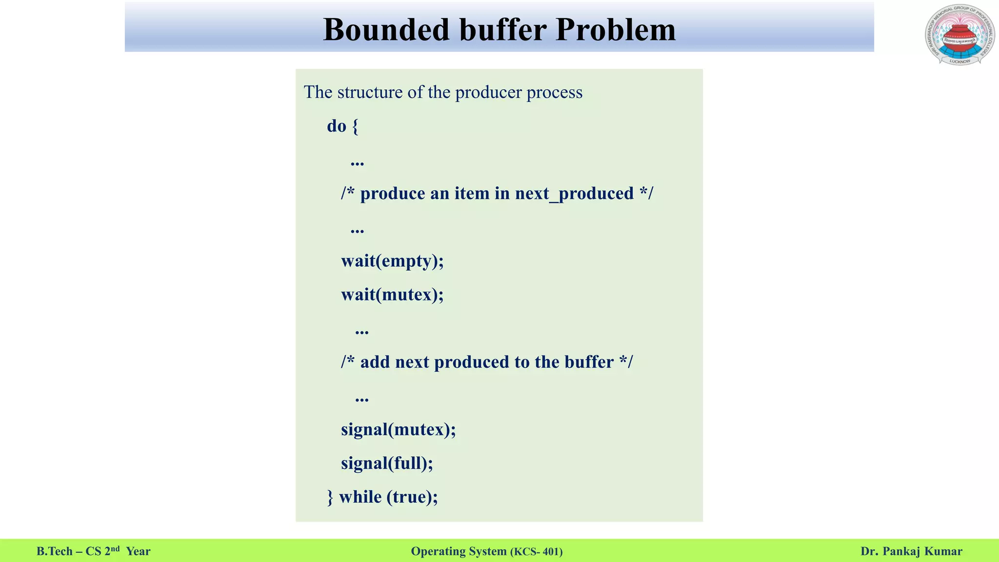 Operating System: Semaphor | PDF