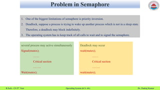 Operating System: Semaphor | PDF