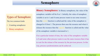 Operating System: Semaphor | PDF