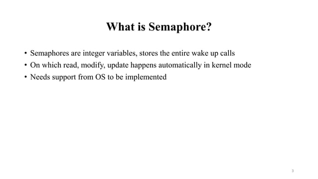 Semaphore | PPTX