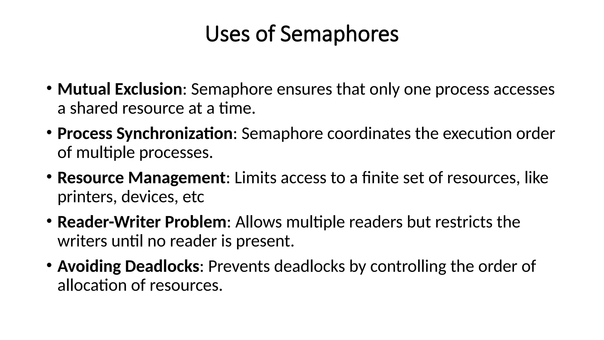 Working of semaphore in operating system level | PPTX