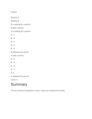 Semaphore in Java with Example.pdf
