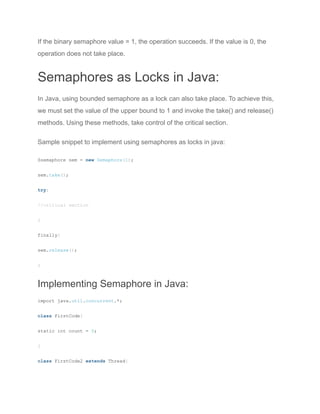Semaphore in Java with Example.pdf