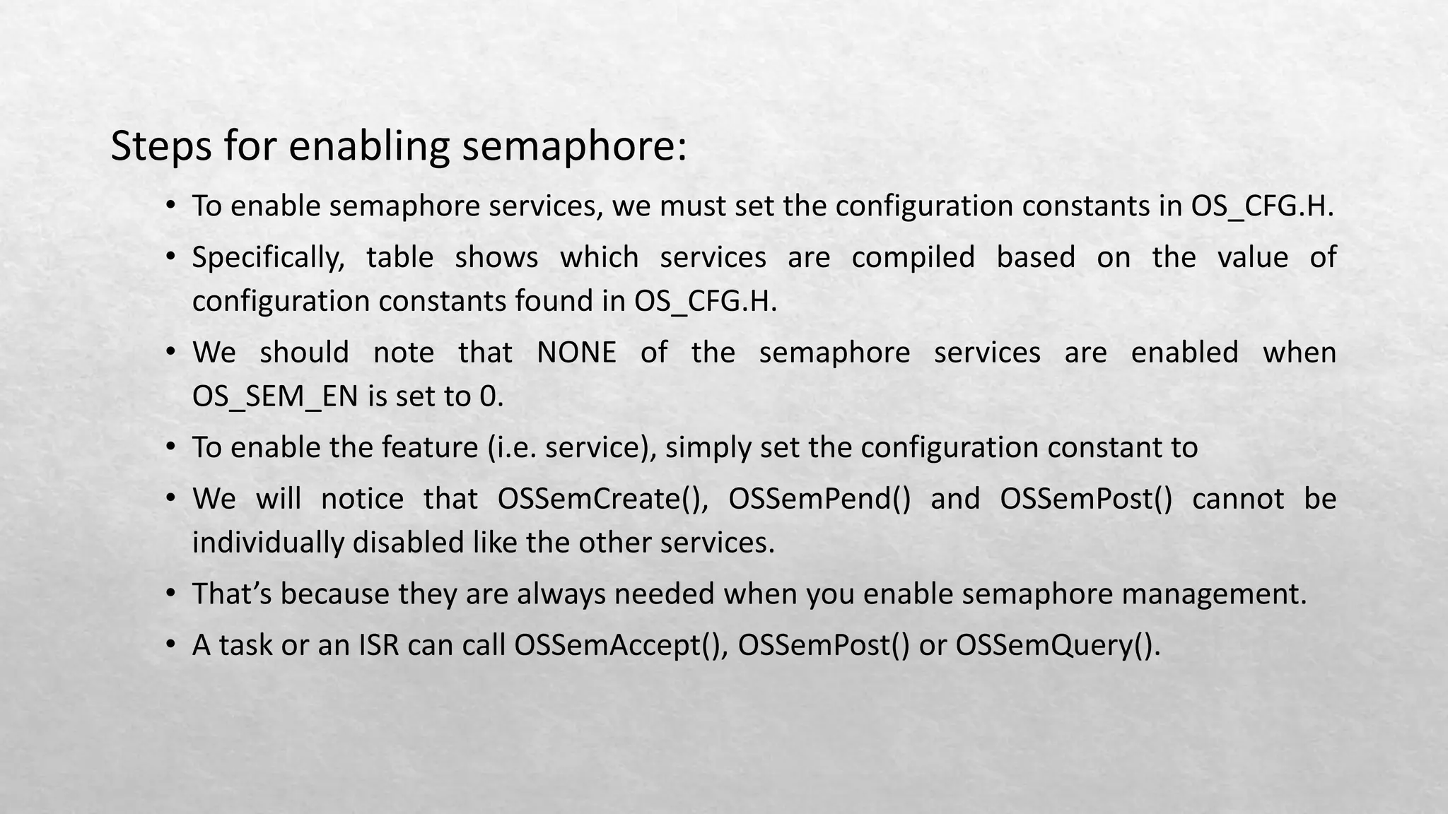 SEMAPHORE MANAGEMENT AND TYPES OF SEMAPHORE .pptx