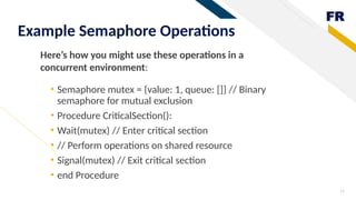 Semaphores SEMAPHORES Semaphores SEMAPHORES | PPT