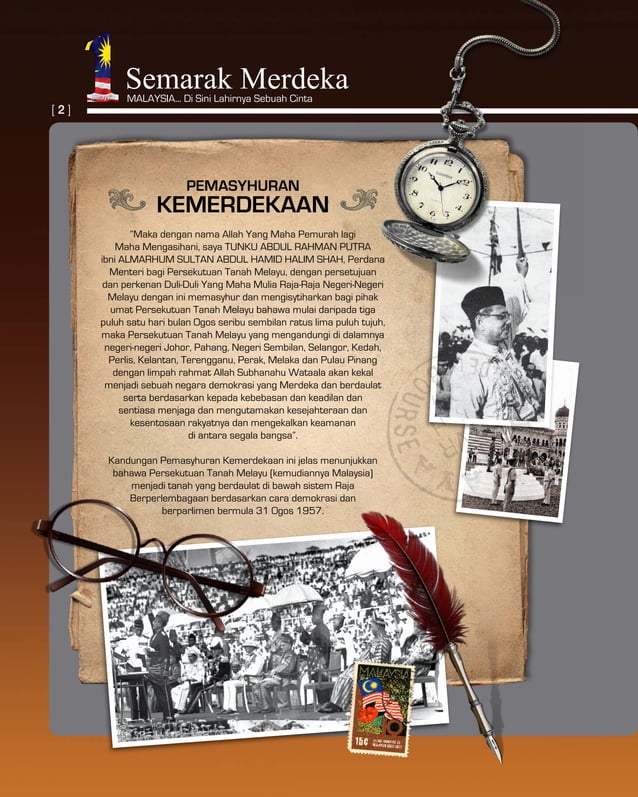 Semarak Merdeka | 57 tahun merdeka, Di sini Lahirnya Sebuah Cinta | PDF