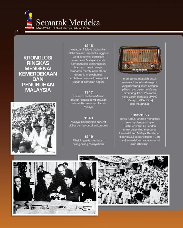 Semarak Merdeka | 57 tahun merdeka, Di sini Lahirnya Sebuah Cinta | PDF