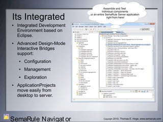 SemaRule Navigator: An Open-Source Framework for Semantic and Text Analysis Applications | PPT