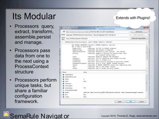 SemaRule Navigator: An Open-Source Framework for Semantic and Text Analysis Applications | PPT