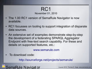 SemaRule Navigator: An Open-Source Framework for Semantic and Text ...
