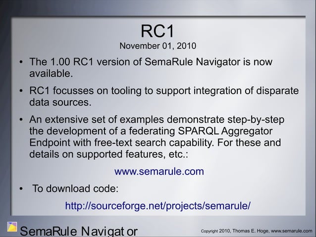 SemaRule Navigator: An Open-Source Framework for Semantic and Text Analysis Applications | PPT