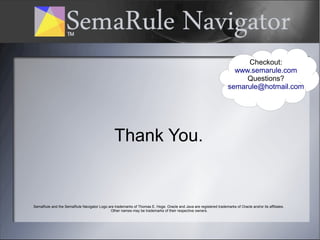 SemaRule Navigator: An Open-Source Framework for Semantic and Text Analysis Applications | PPT