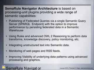SemaRule Navigator: An Open-Source Framework for Semantic and Text Analysis Applications | PPT
