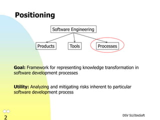 Knowledge Transformation in Software Development Processes | PPTX