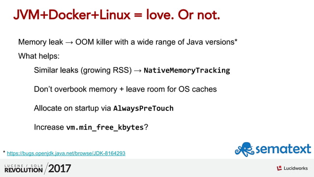 Solr on Docker - the Good, the Bad and the Ugly | PPT