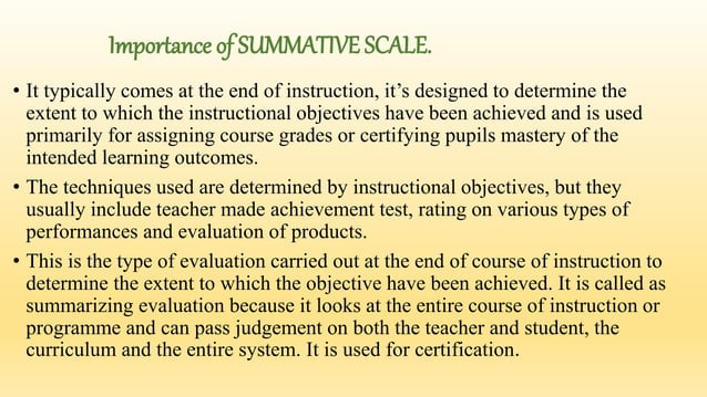SEMATIC DIFFERENTIAL SCALE AND SUMMATED SCALE.pptx | Education