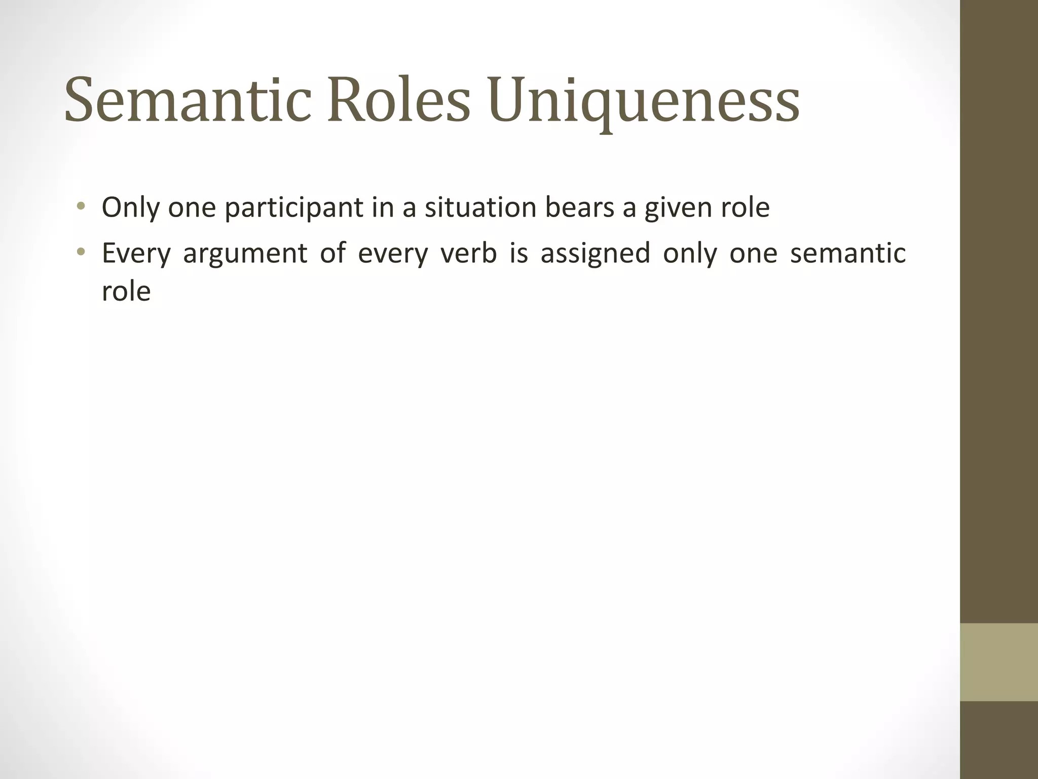Sematic roles | PPT