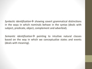 Sematic roles | PPTX