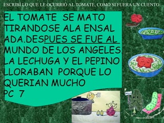 Se mato un tomate para blog | PPT