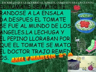 Se mato un tomate para blog | PPT