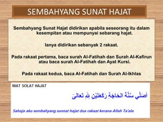 Sembahyang-Sembahyang Sunat | PPTX