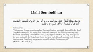 Sembelihan Mengikut Syara' | PPTX