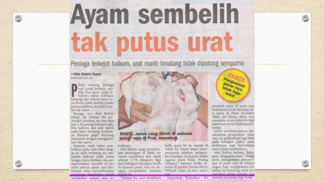 Sembelihan Mengikut Syara' | PPTX