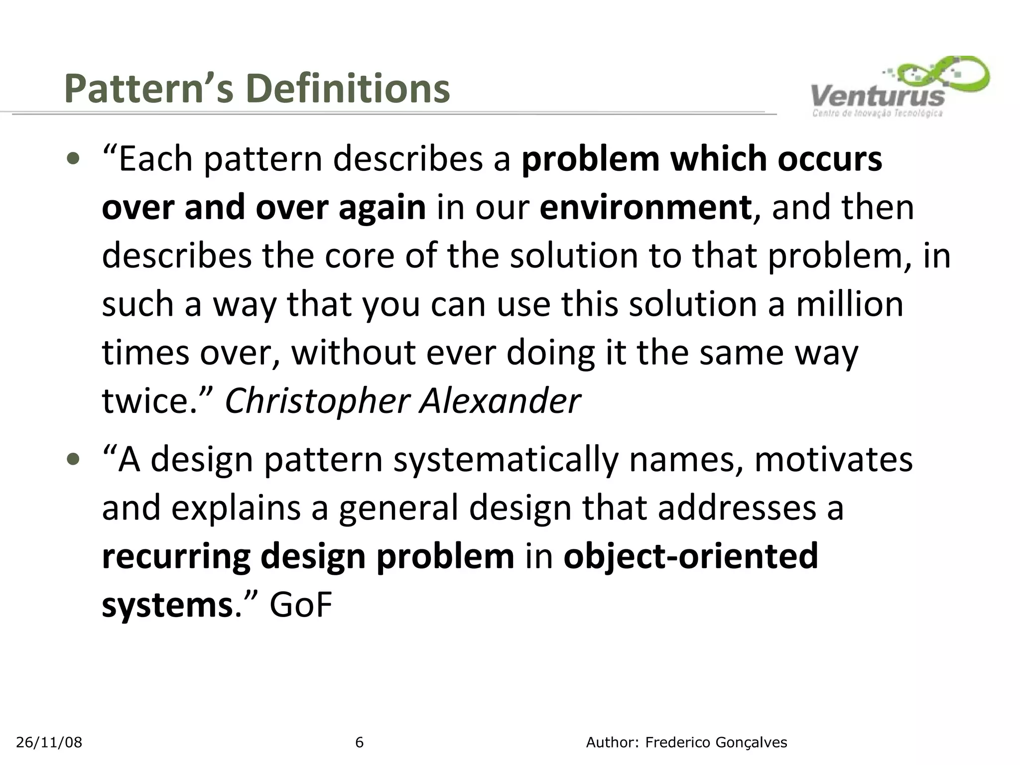 Design Patterns | PPT