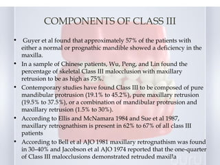 early treatment of class III malocclusion | PPT
