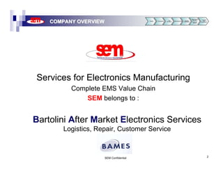 Sem Company Profile Nov 15 09 | PPT