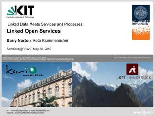 Linked Open Services @ SemData2010 | PPTX | Databases | Computer Software and Applications
