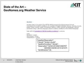 Linked Open Services @ SemData2010 | PPTX | Databases | Computer Software and Applications