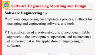 Software Engineering and Traditional Software development models | PPTX