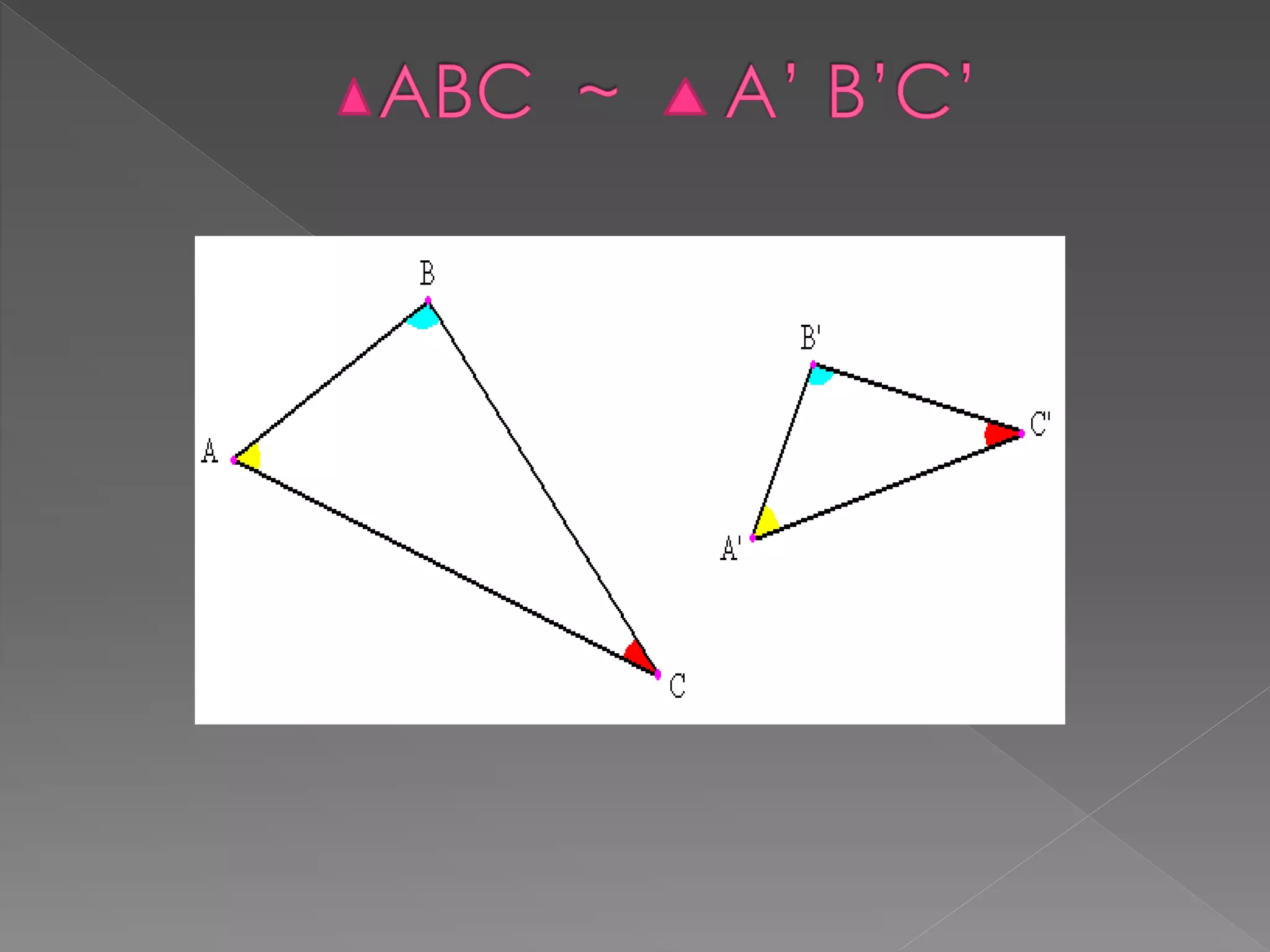 Semejanza de triangulos | PPTX