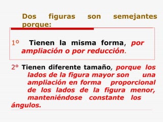 semejanza de triángulos y teorema de tales | PPT