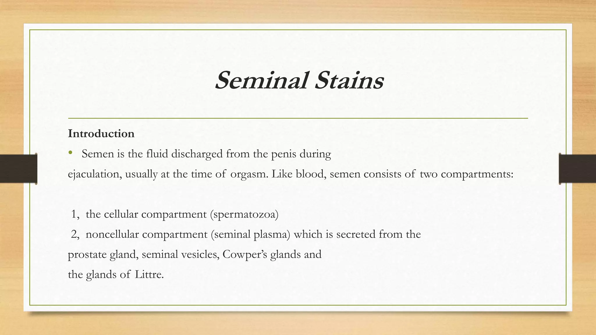 Semen serology | PPTX