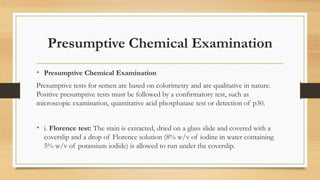 Semen serology | PPTX