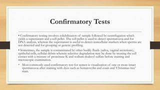 Semen serology | PPTX