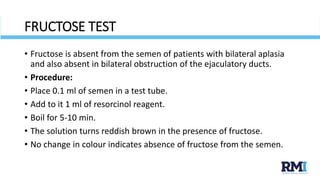 Semen analysis | PPTX | Infertility | Reproductive Health